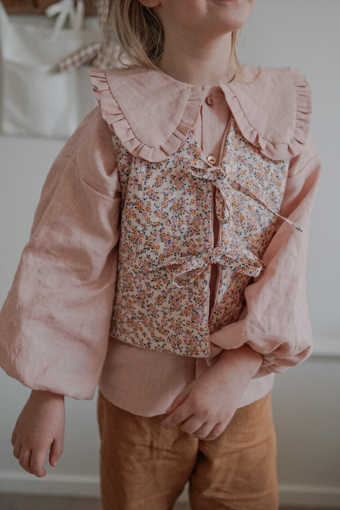 Pippa Quilted Vest PDF Sewing Pattern, Reversible Design (6m-9y),sewing ...