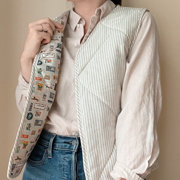 Quilted Vest Pattern - Etsy
