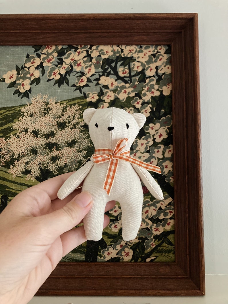 BABY Buttercup Bear PDF Sewing Pattern Toy Pattern Linen - Etsy