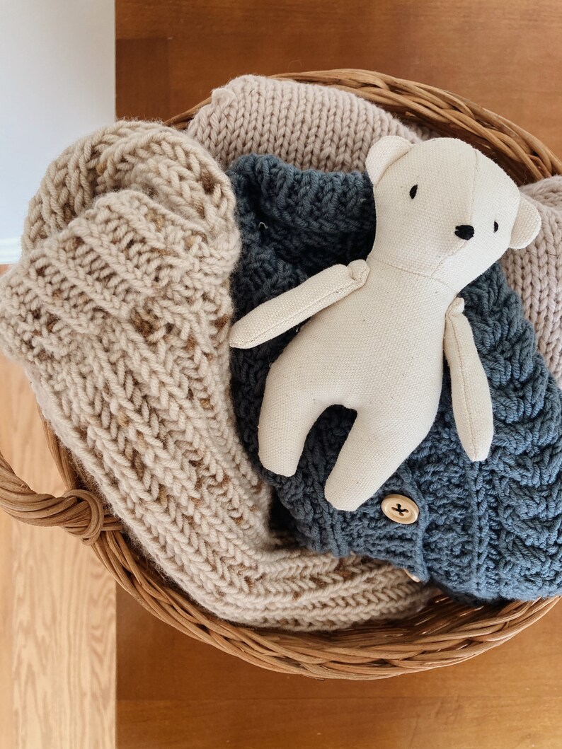 BABY Buttercup Bear PDF Sewing Pattern Toy Pattern Linen - Etsy