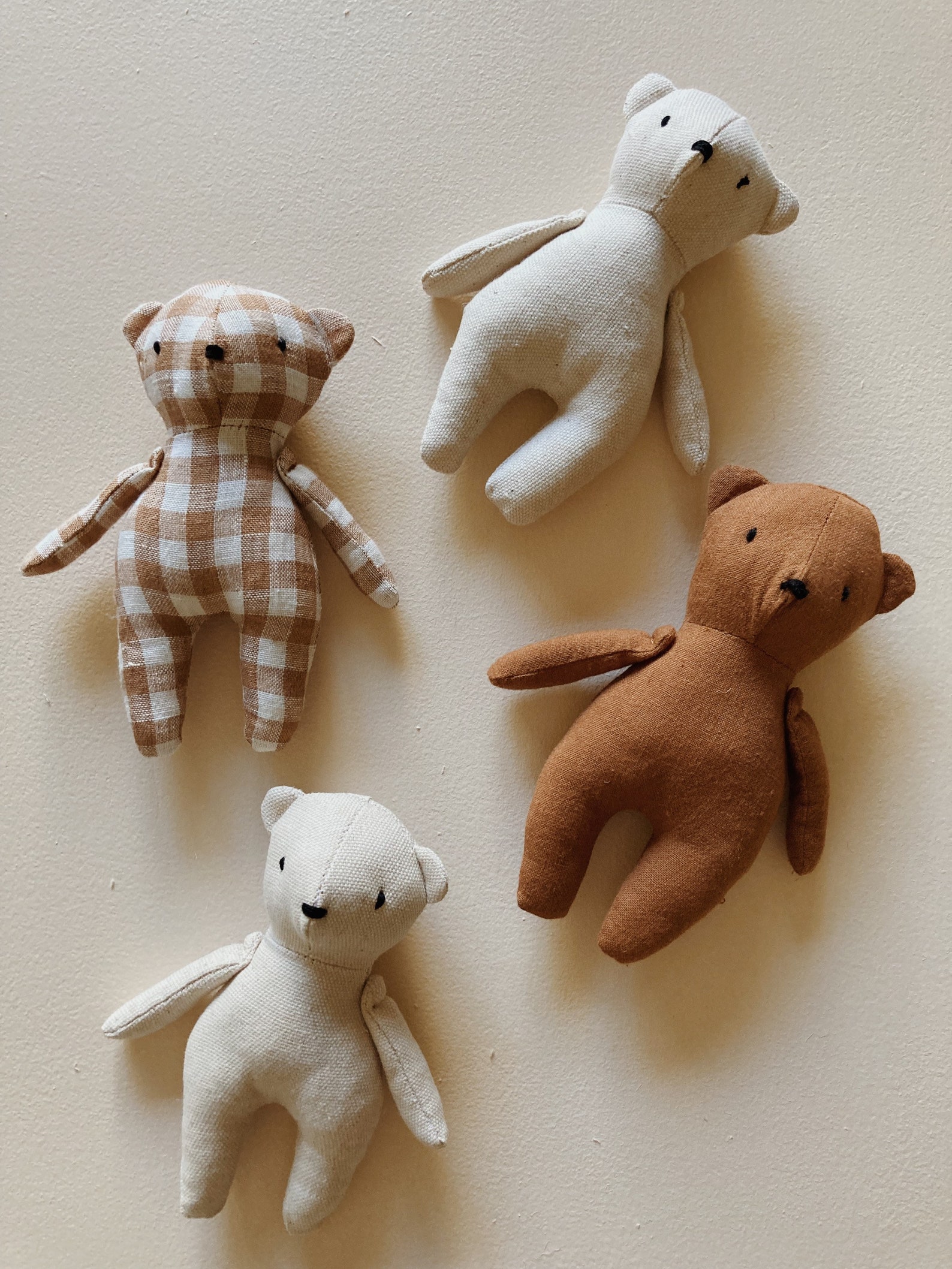 BABY Buttercup Bear PDF Sewing Pattern Toy Pattern Linen - Etsy