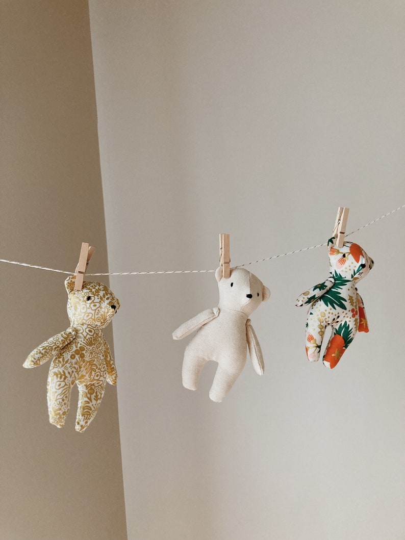 BABY Buttercup Bear PDF Sewing Pattern Toy Pattern Linen - Etsy