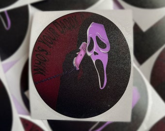 Scream Car Decal | Etsy