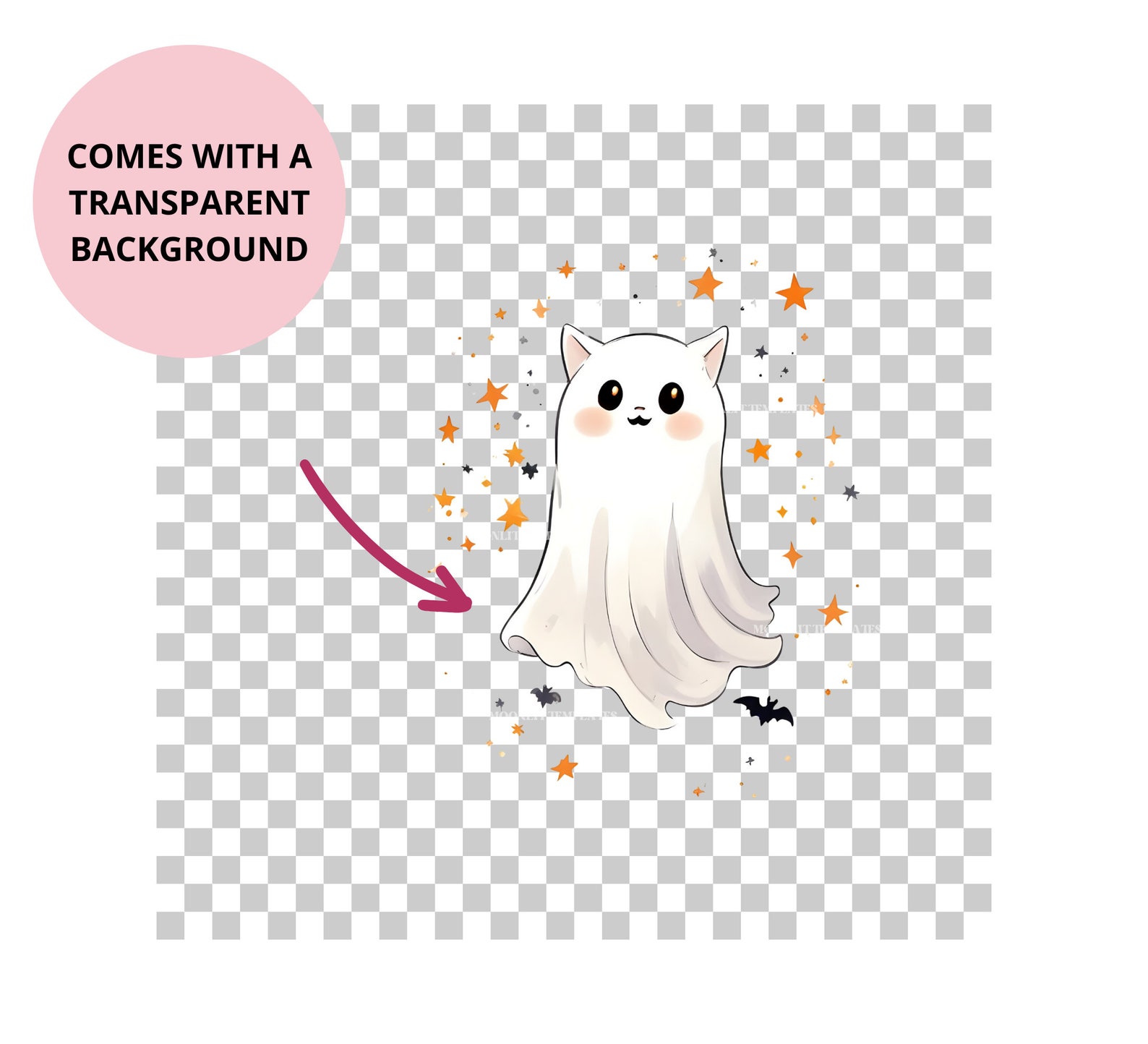Cute Ghost Cat Png, Cute Halloween Cat PNG, Cold Cup Ghost PNG, Ghost ...