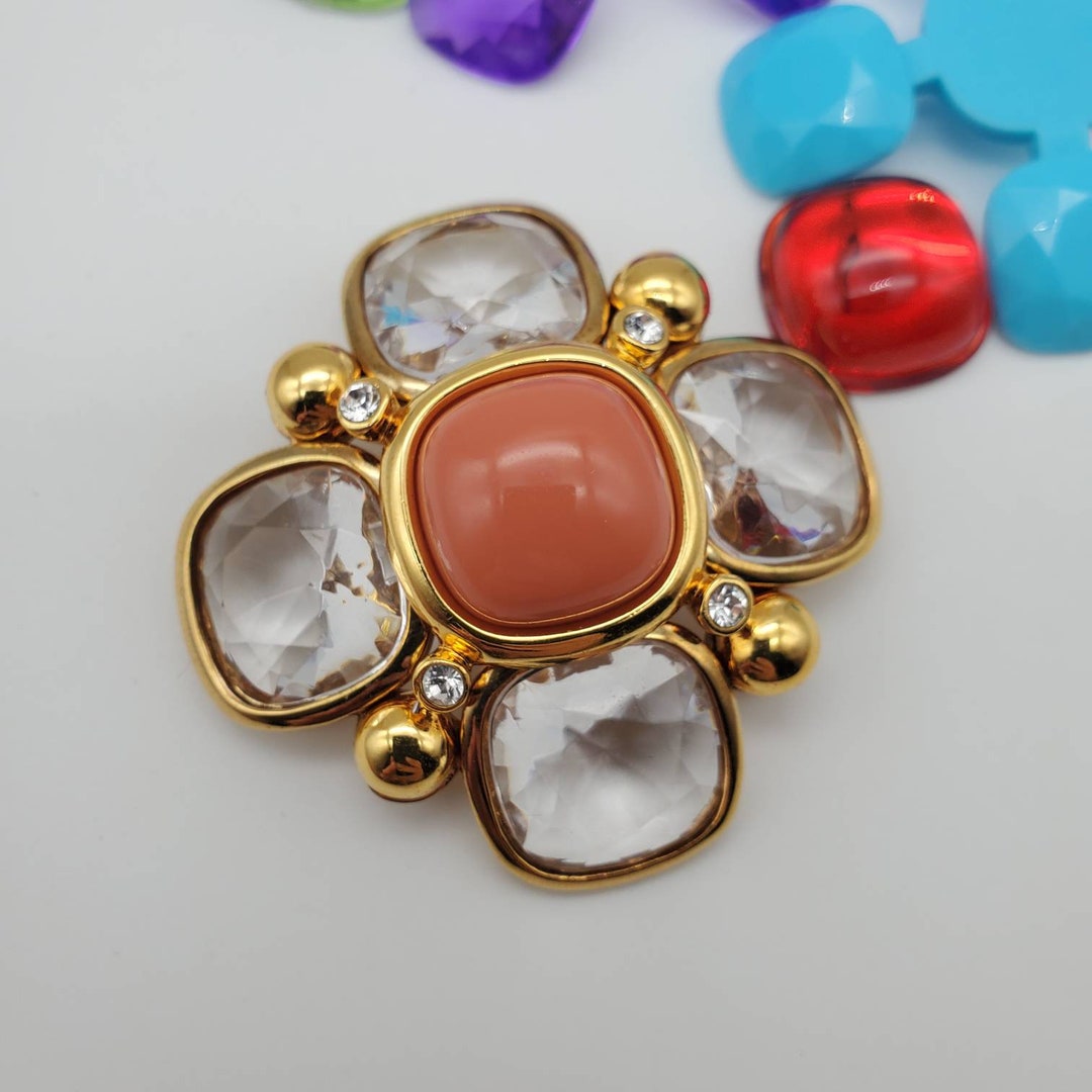 Joan Rivers Interchangeable Brooch - Etsy