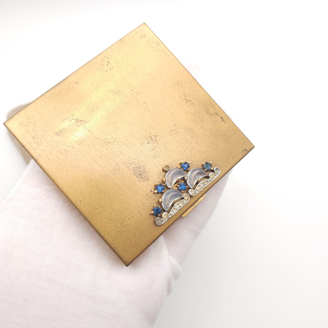 Vintage Trifari Alfred Philippe Design Compact - Etsy