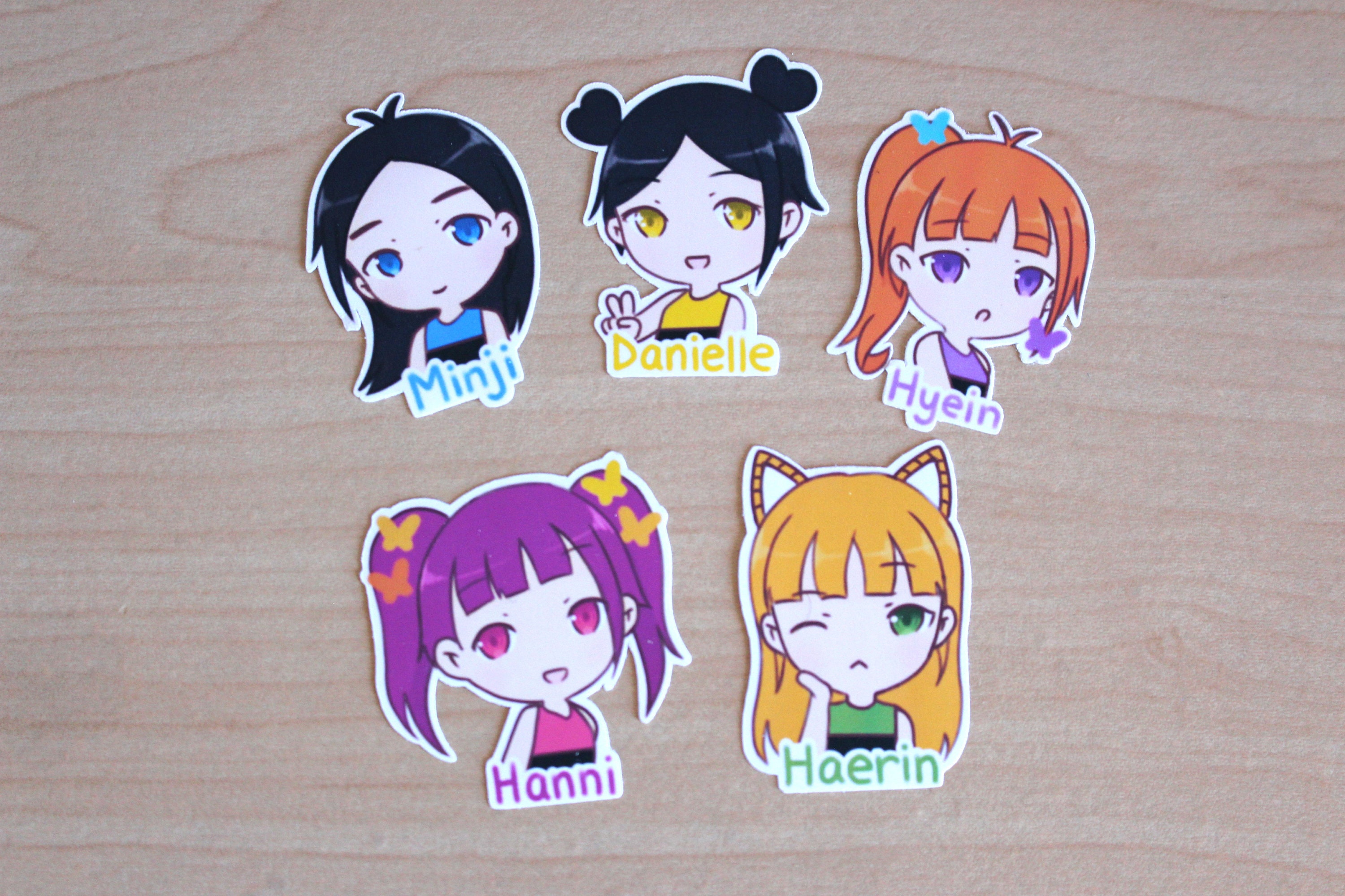 Chibi Newjeans Sticker Pack - Etsy