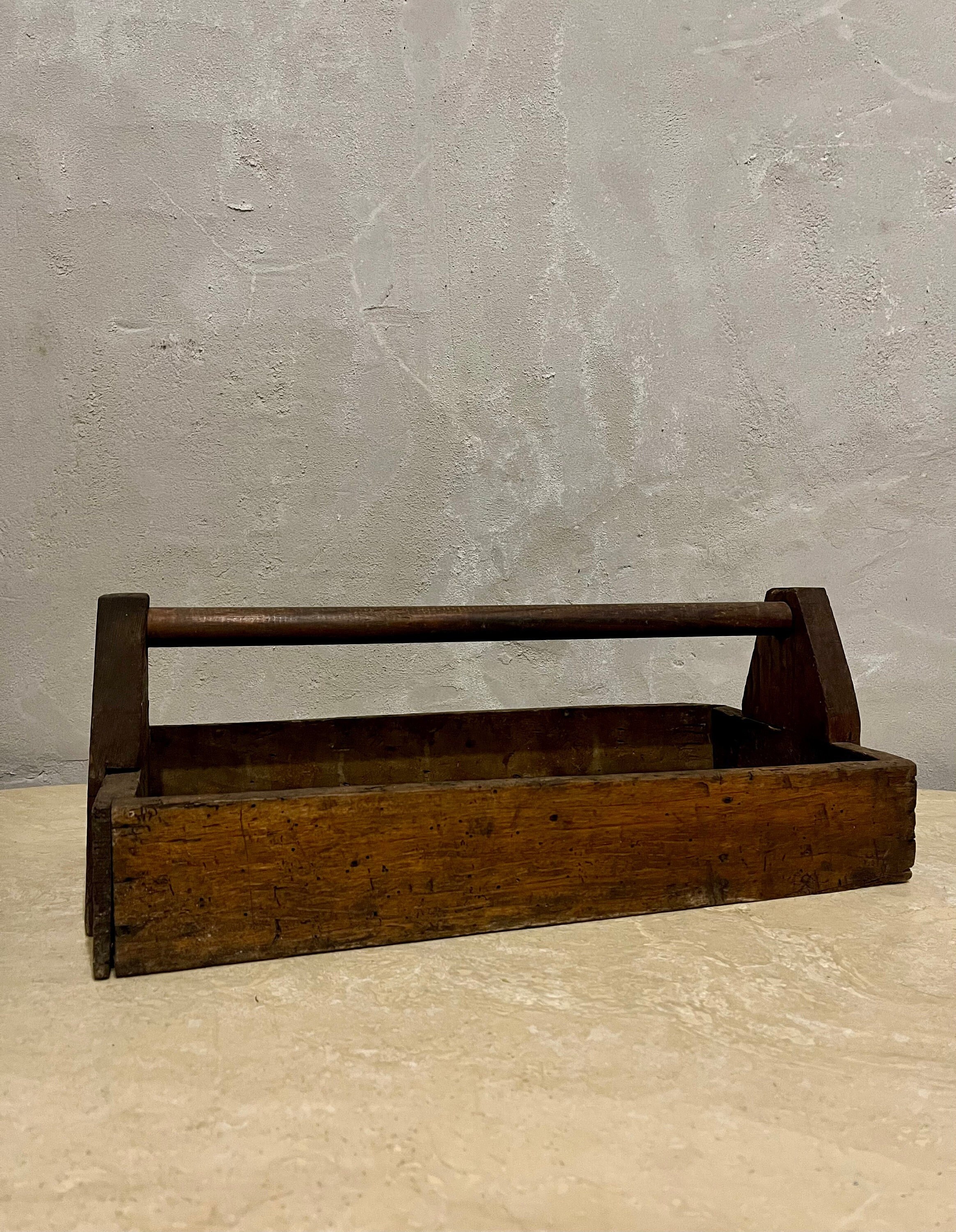 Old French Wood Carpenter Tool Box Vintage Tool Box - Etsy Australia