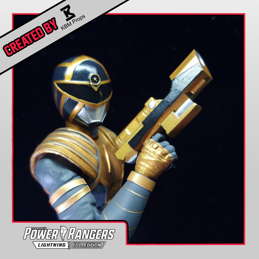 Gold Omega Ranger Blaster | Lightning Collection Accesory | 3D Printed ...