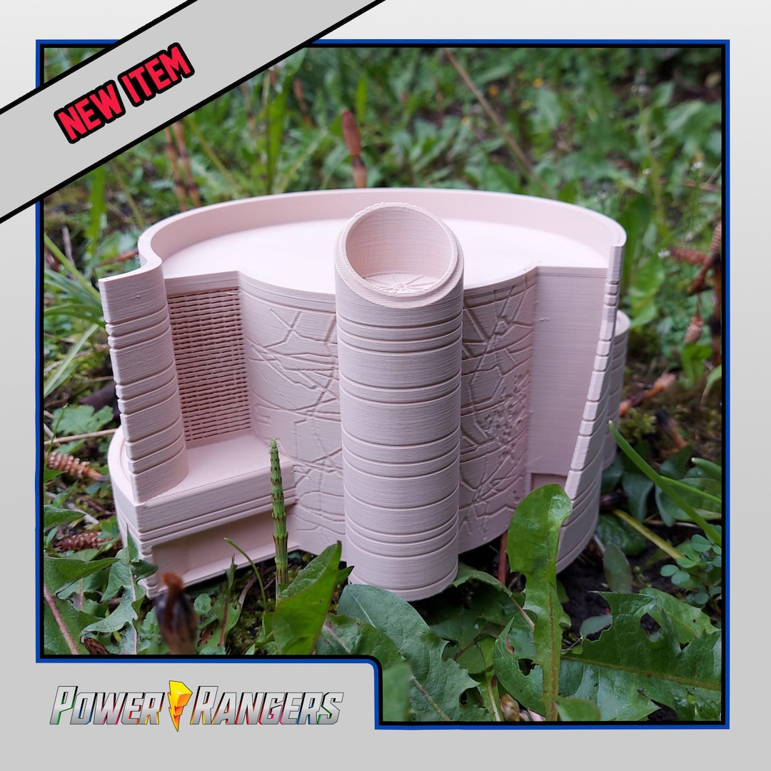 Mighty Morphin Power Rangers Command Center / House of the Book 3D ...