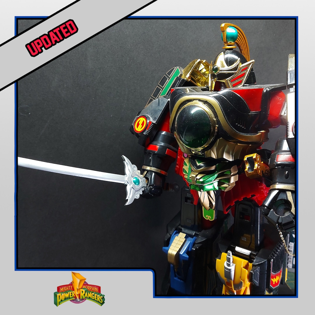 Mighty Morphin Power Rangers Deluxe Thunderzord 3D Printed Replacement ...