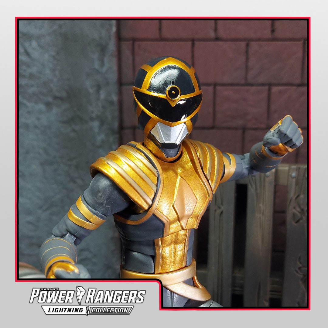 Boom Comics Power Rangers - Lightning Collection Gold Omega Ranger ...