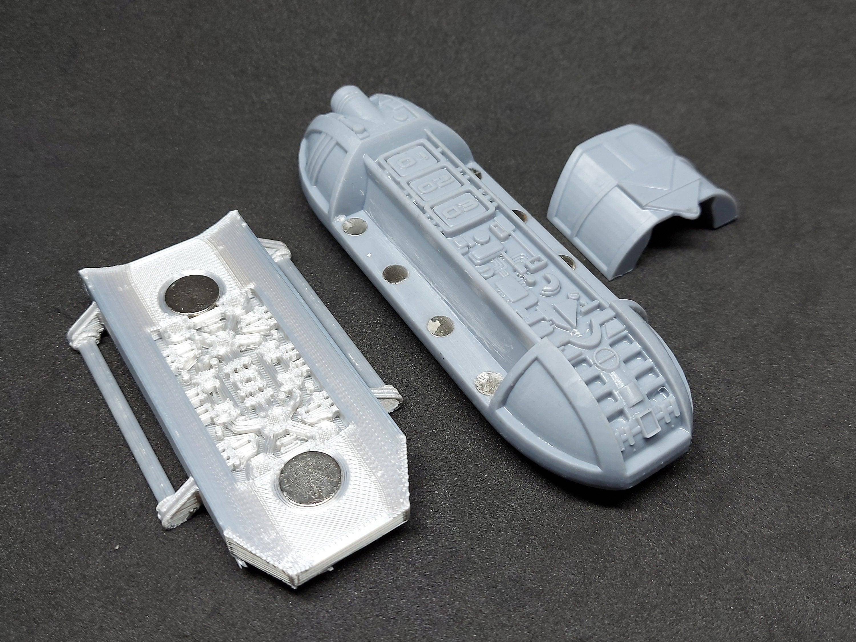 3D Printed & Painted Power Rangers in Space Battlizer Gauntlet ...