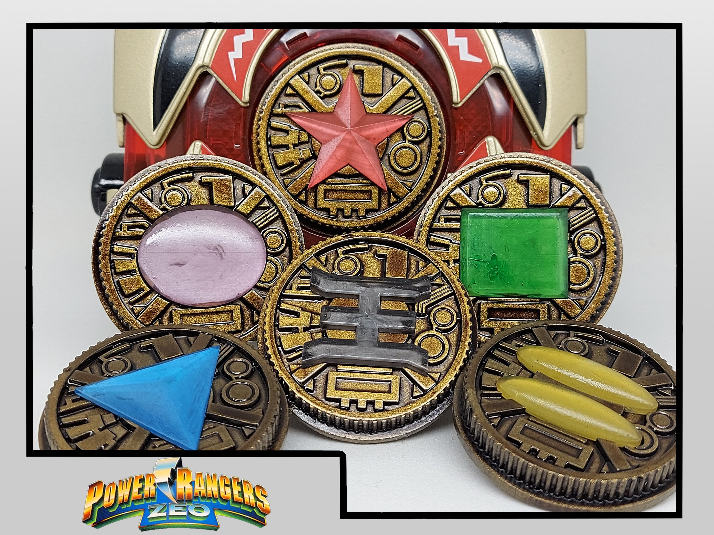 Power Rangers Zeo Chouriki Sentai Ohranger Power Coins - Etsy