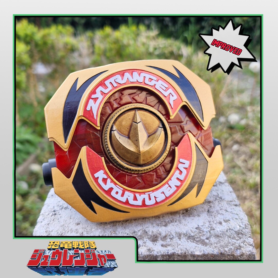 3D Printed Kyouryuu Sentai Zyuranger Dino Buckler | REMASTERED | No ...