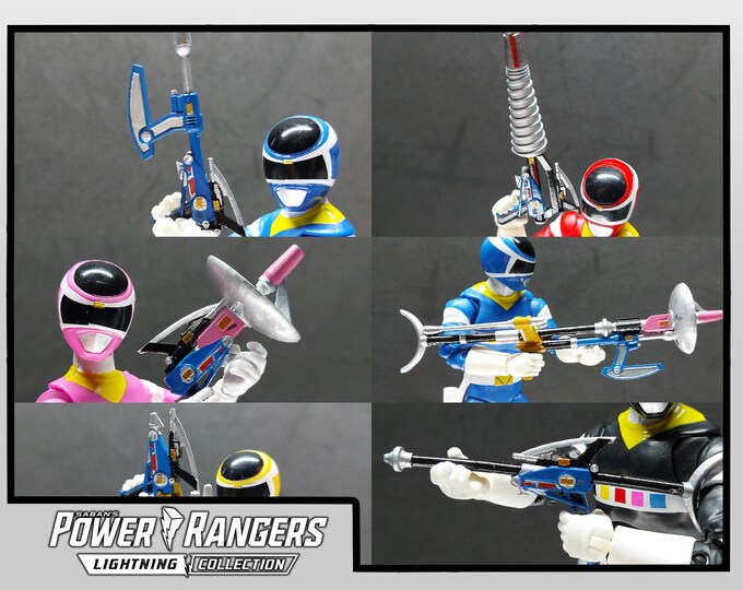 Power Rangers in Space Combined Weapons Quadro Blaster - Etsy