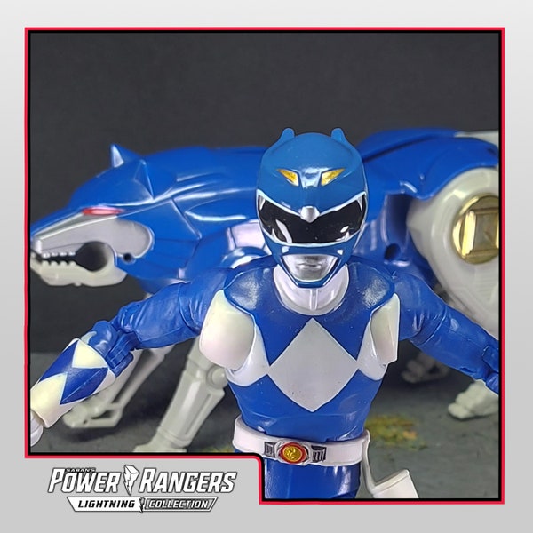 Blue Wolf Power Ranger Helmet - Etsy