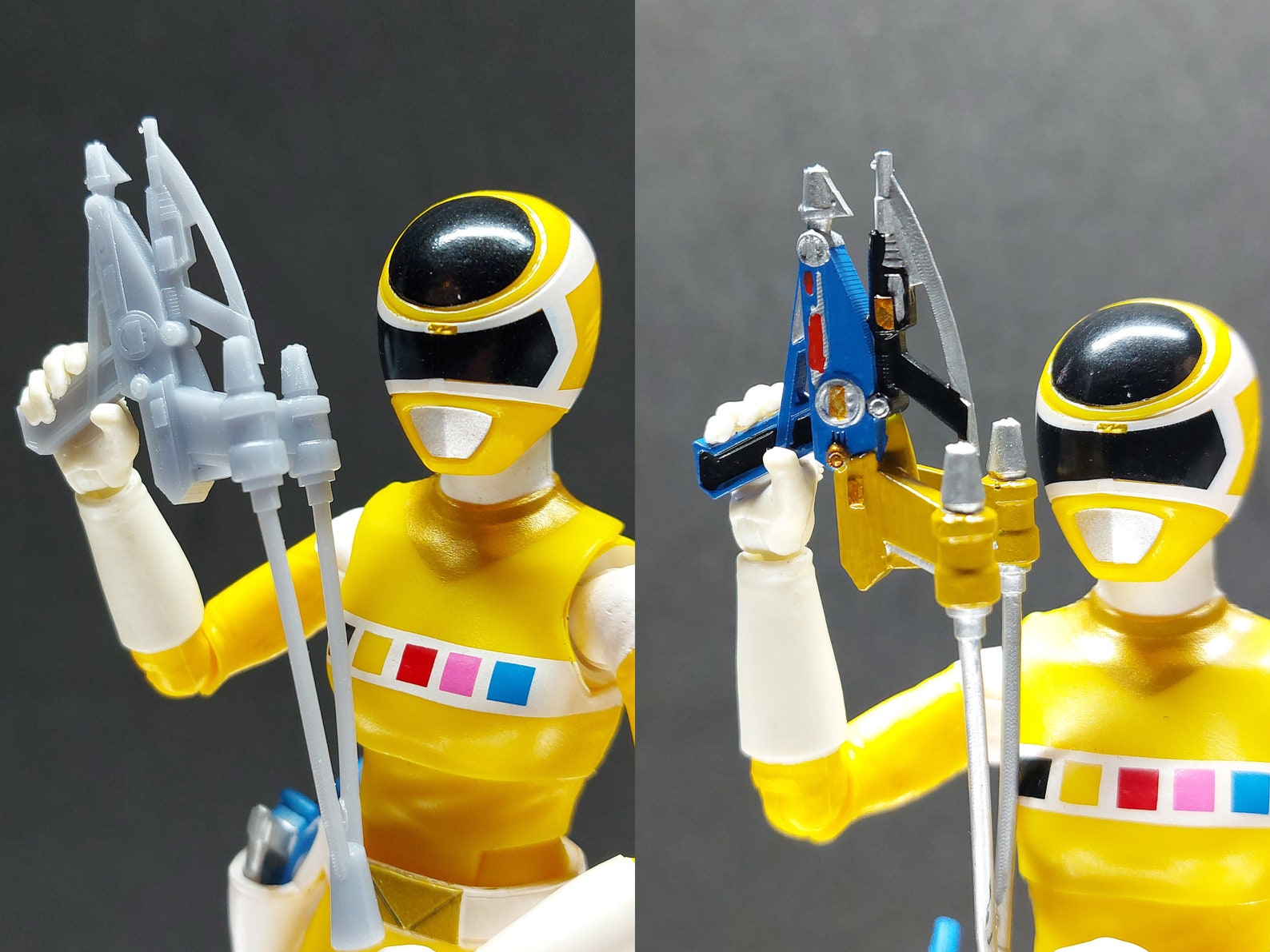 Power Rangers in Space Combined Weapons Quadro Blaster - Etsy