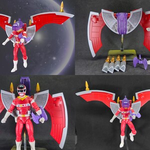 Power Rangers in Space - Red Battlized Armor Battlizer | Lightning ...