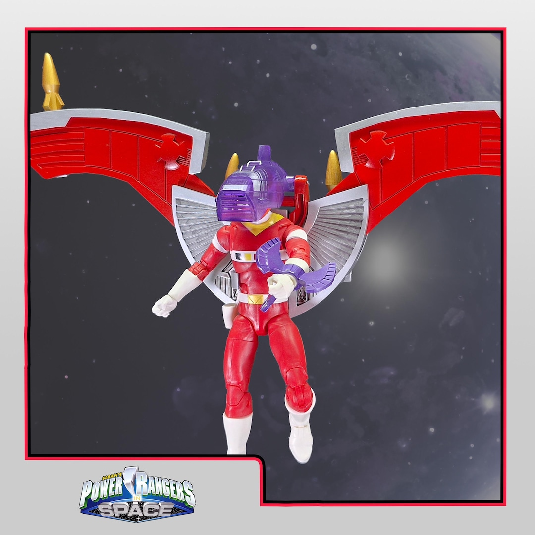 Power Rangers in Space - Red Battlized Armor Battlizer | Lightning ...