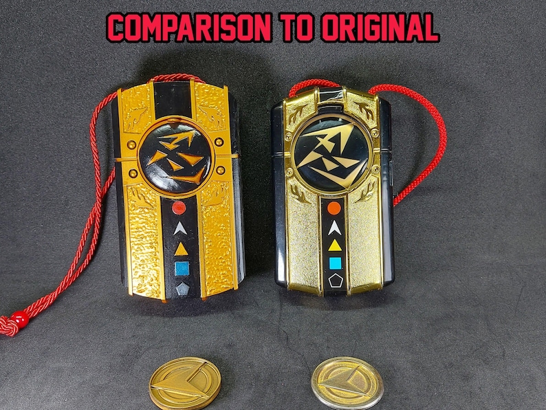 3D Printed & Painted Power Rangers - Aquitar Morpher / Doron Changer ...