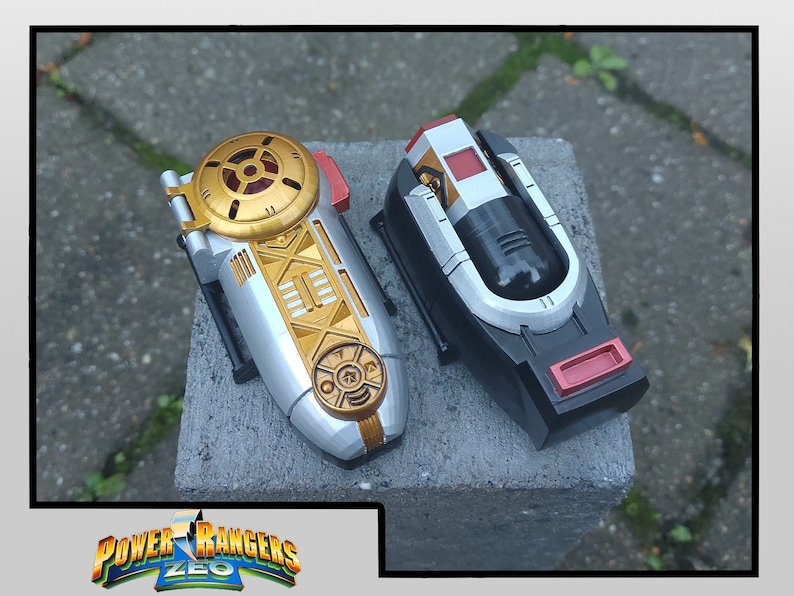 3D Printed & Painted Power Rangers Zeo Zeonizer / Ohranger - Etsy