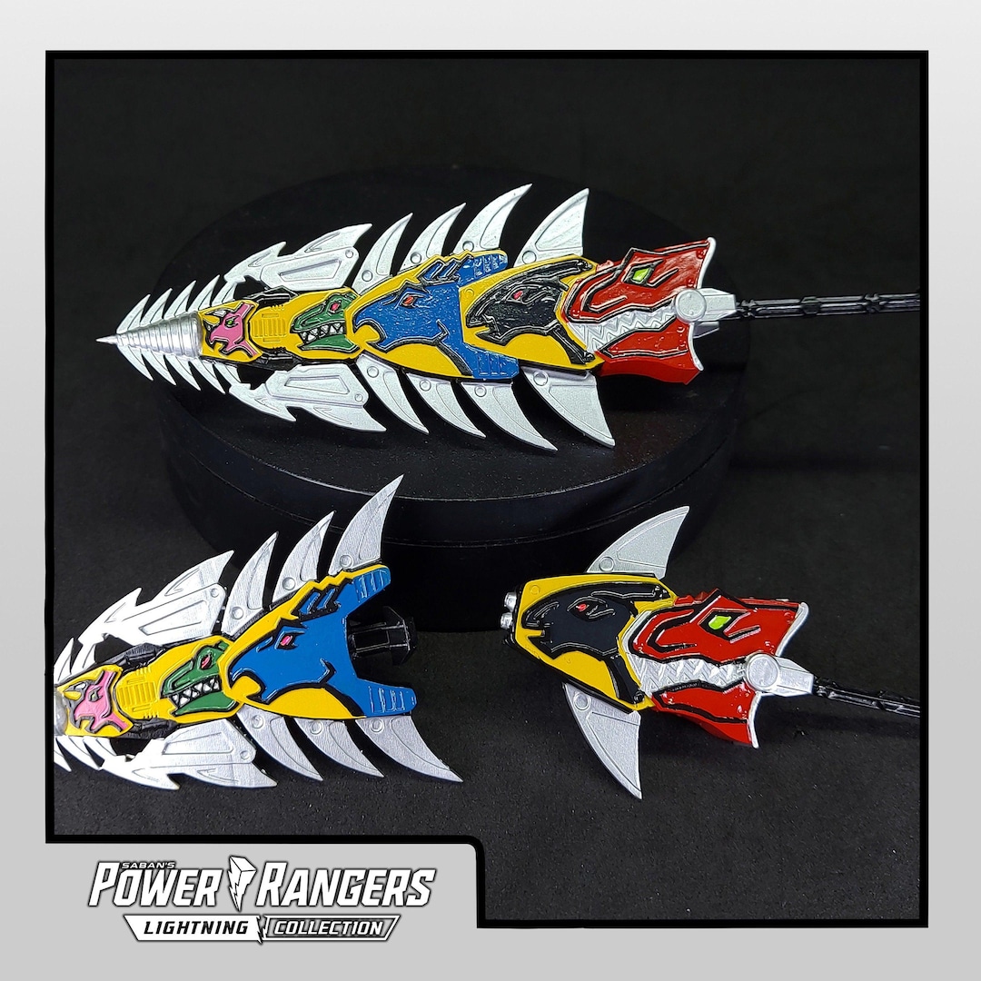 Power Rangers Dino Charge - Zyuden Sentai Kyoryuger - Combined Weapons ...