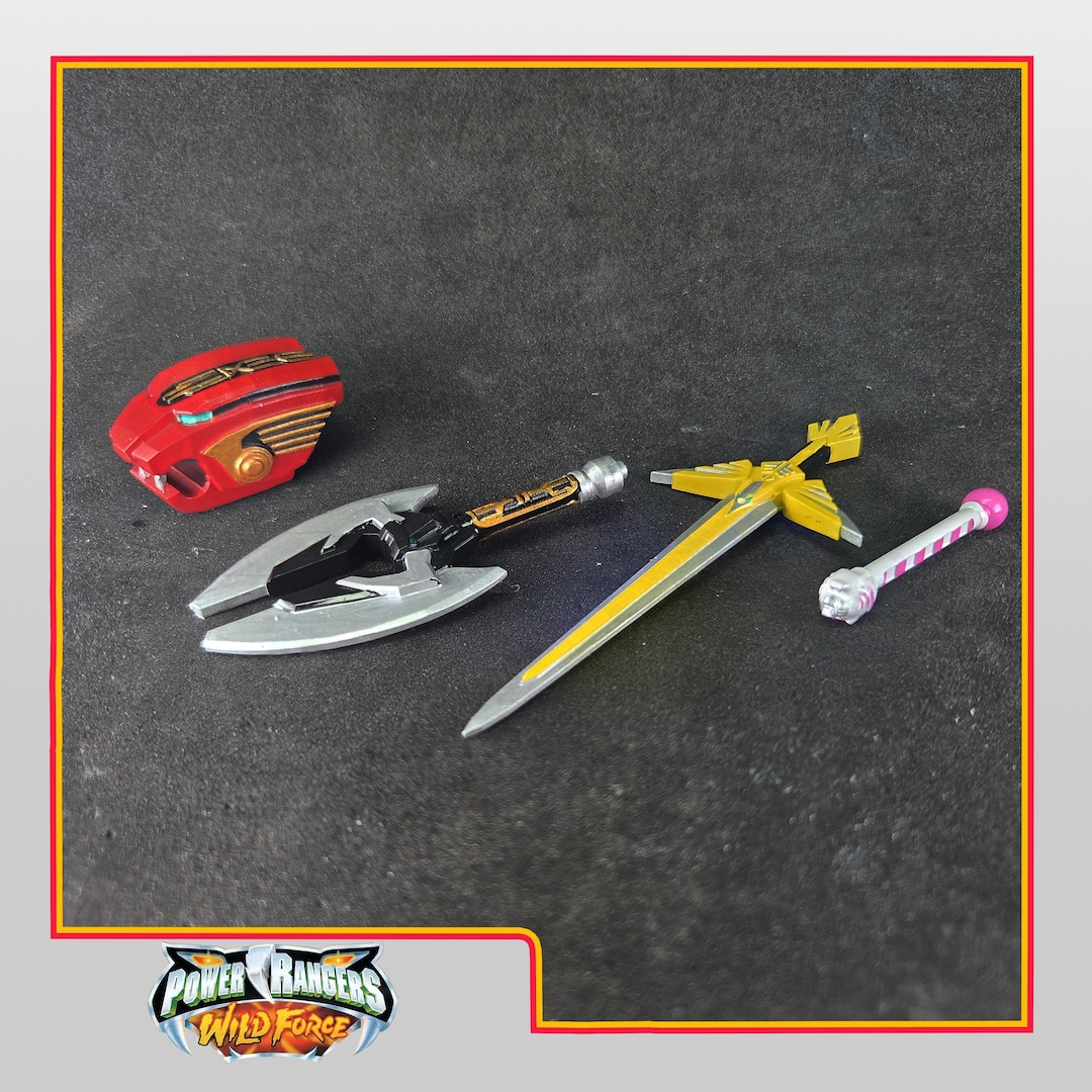 Power Rangers Wild Force / Gaoranger | Red Lion Fang - Golden Eagle ...