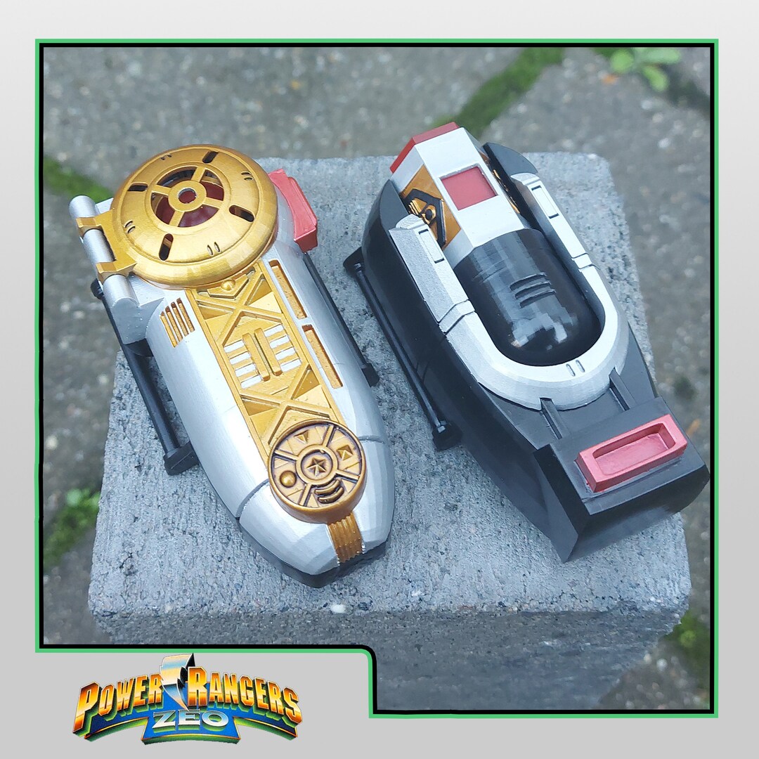3D Printed & Painted Power Rangers Zeo - Zeonizer / Ohranger - Power ...