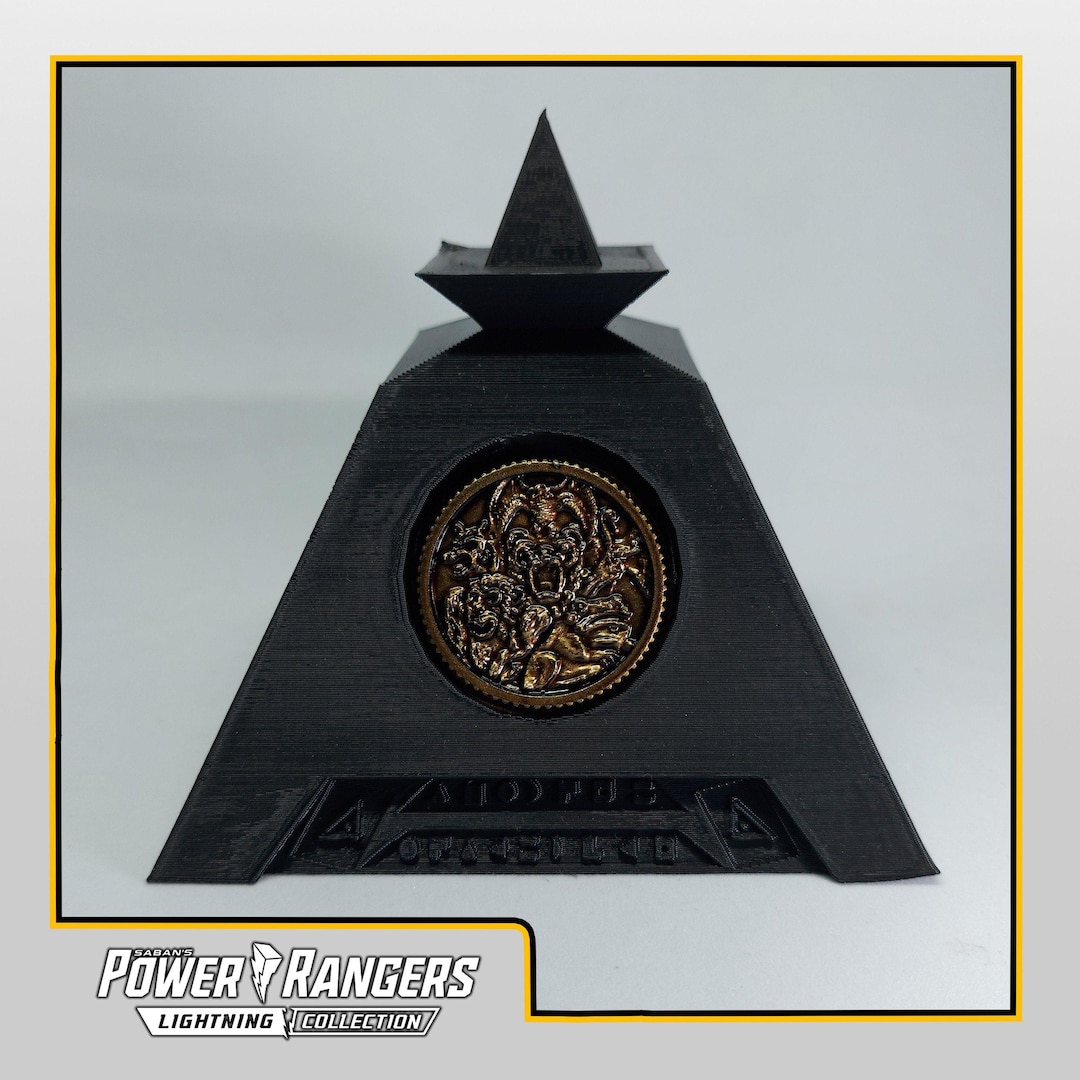 Ninjetti Coin Display Pyramid Stand | Created by Kbm_props - Etsy