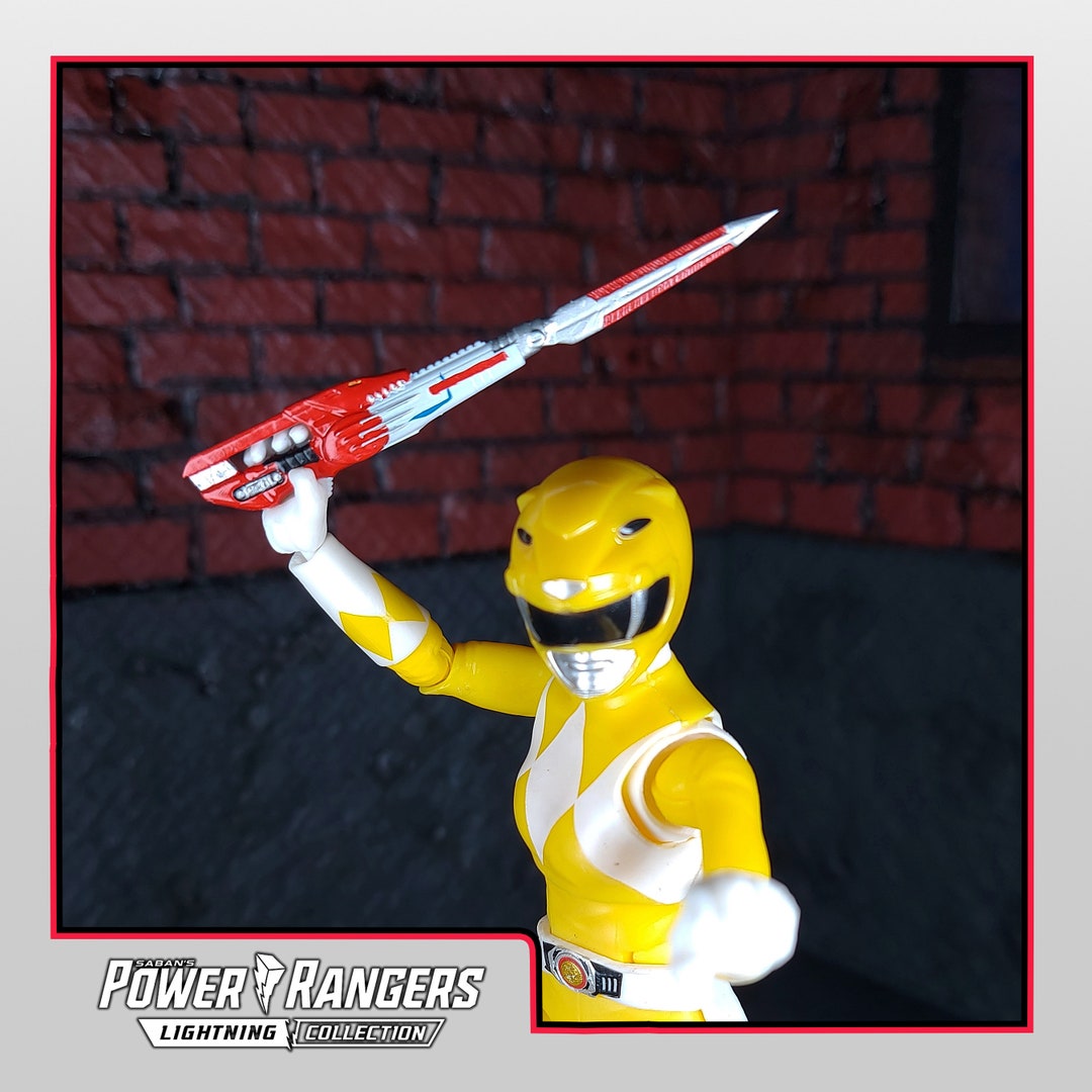 Mighty Morphin Power Rangers - Blade Blaster - Blade Mode - Lightning ...