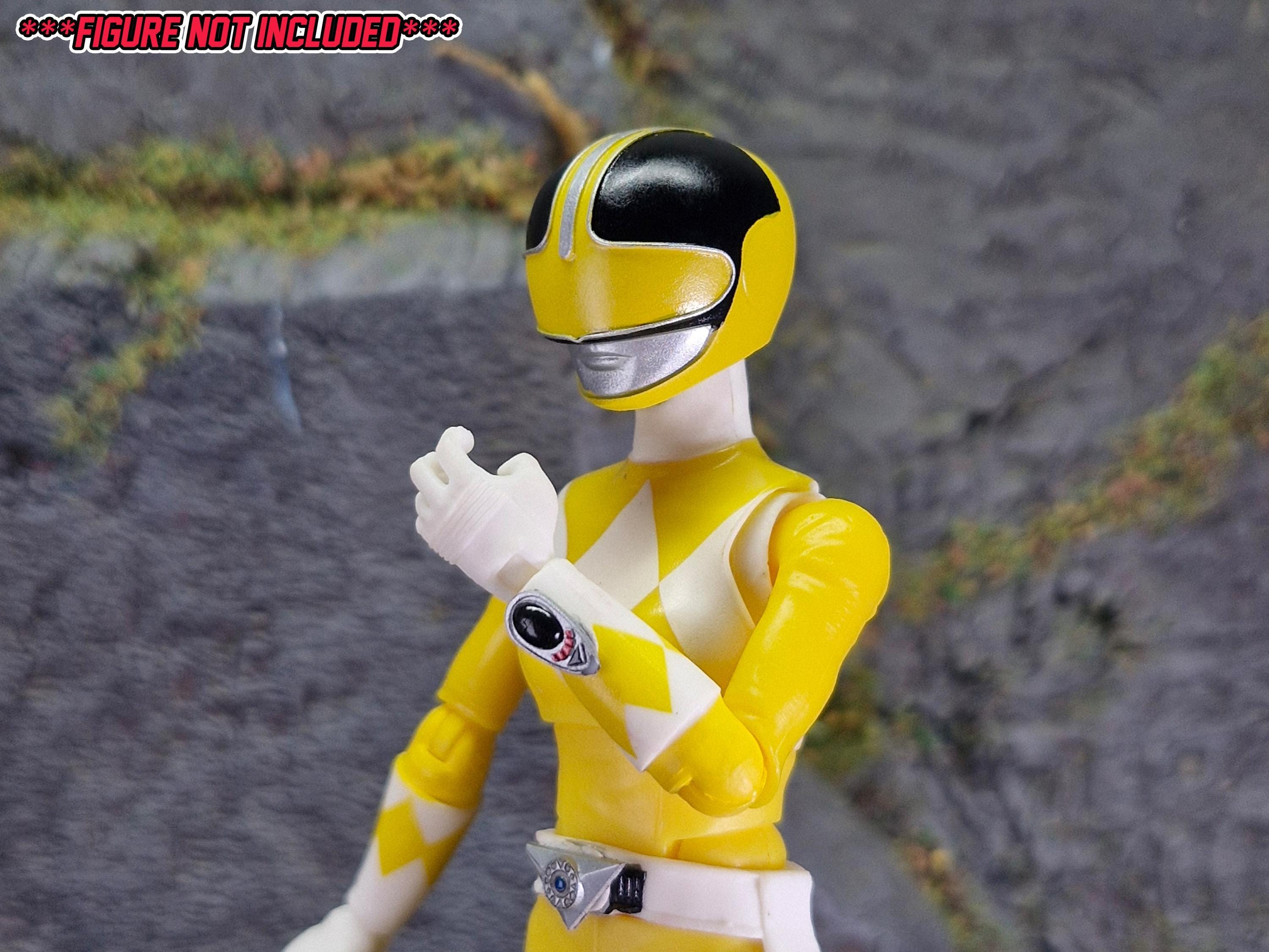 Yellow Time Force Ranger Helmet | Lightning Collection Accesory | 3D ...