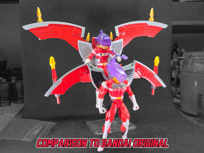 Power Rangers in Space - Red Battlized Armor Battlizer | Lightning ...