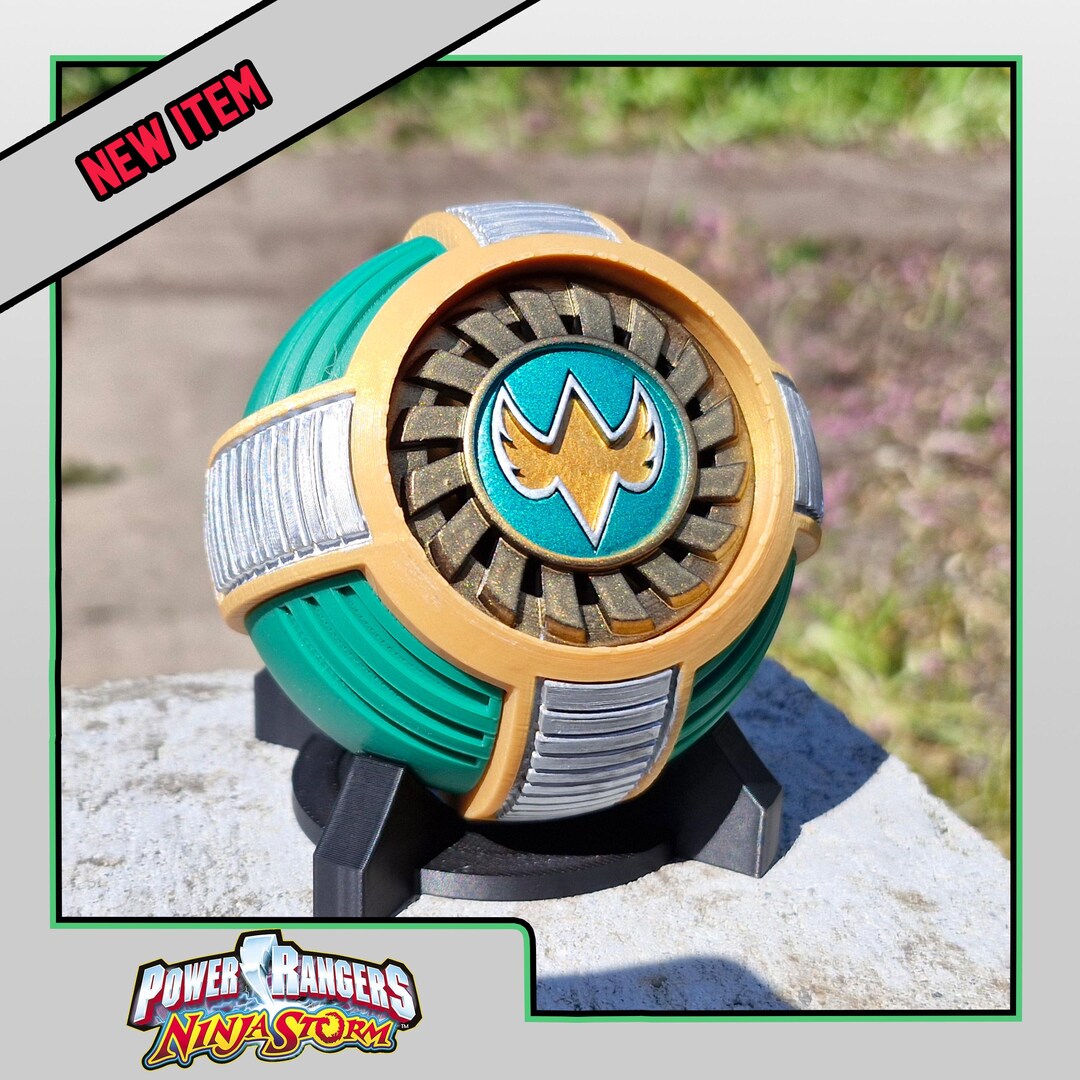 3D Printed Power Rangers Ninja Storm - Hurricaneger | Samurai Cyclone ...