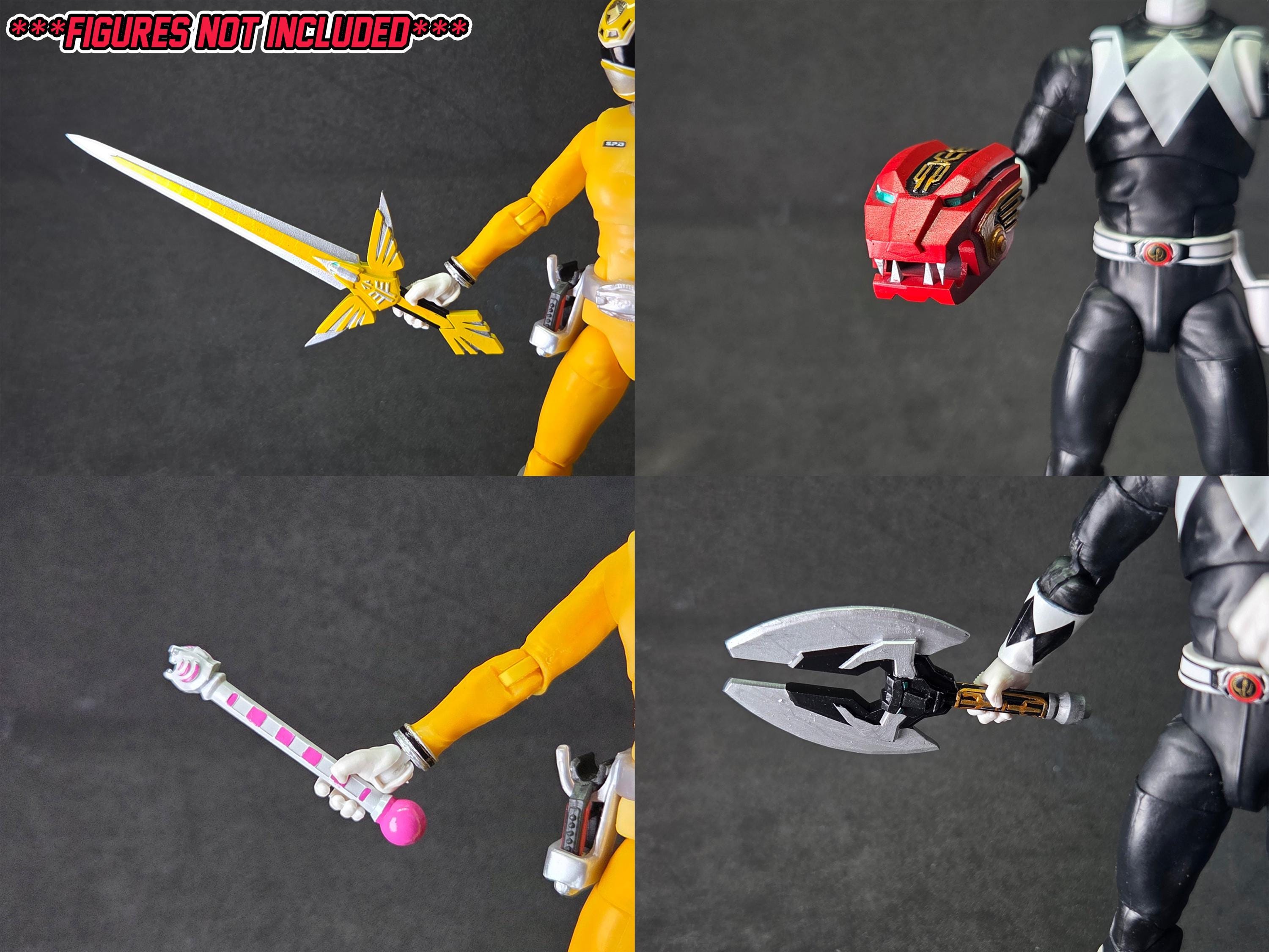 Power Rangers Wild Force / Gaoranger | Red Lion Fang - Golden Eagle ...
