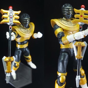 Power Rangers Zeo - Gold Zeo Staff - Lightning Collection Accessories ...