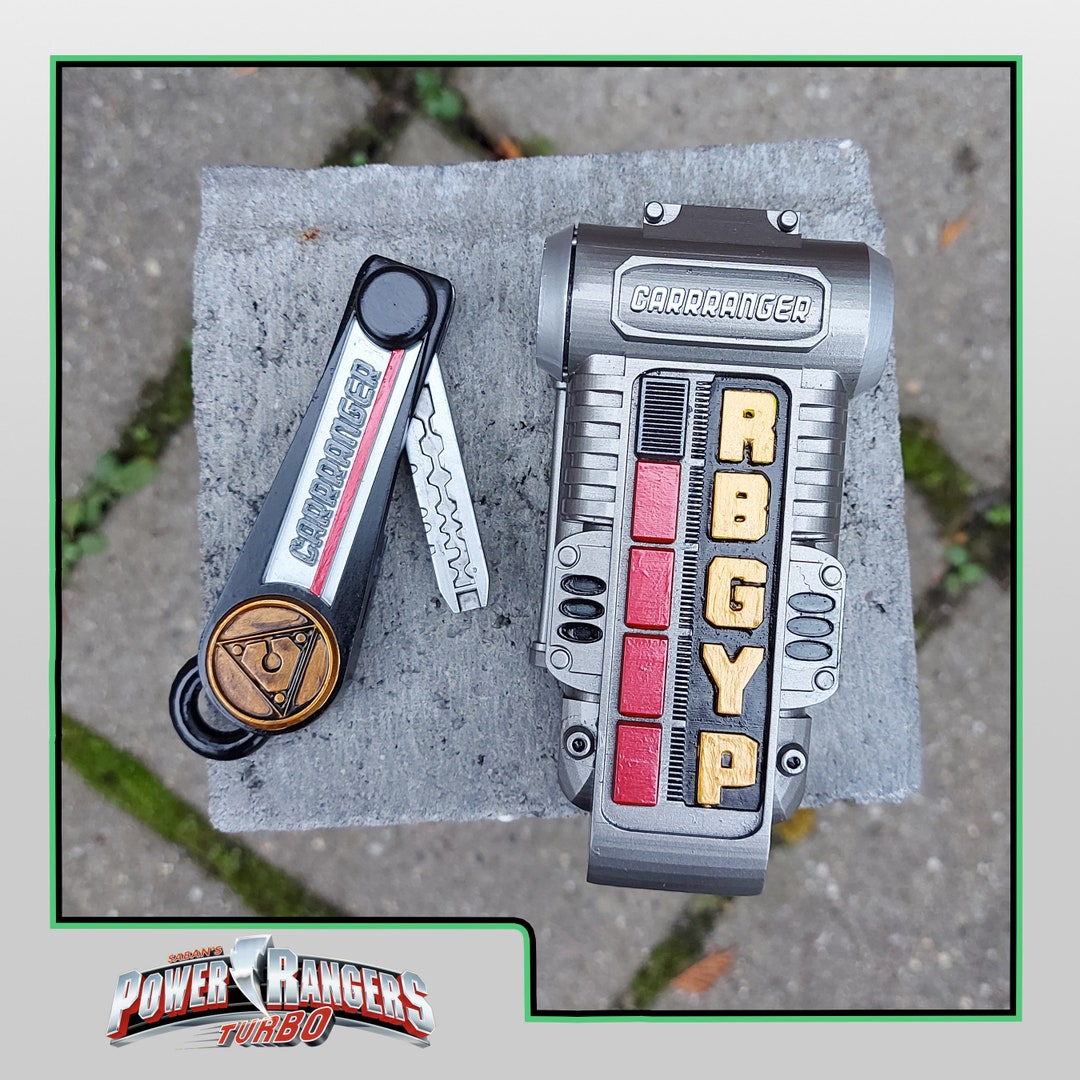 3D Printed & Painted Power Rangers Turbo Morpher / Carranger - Accel ...