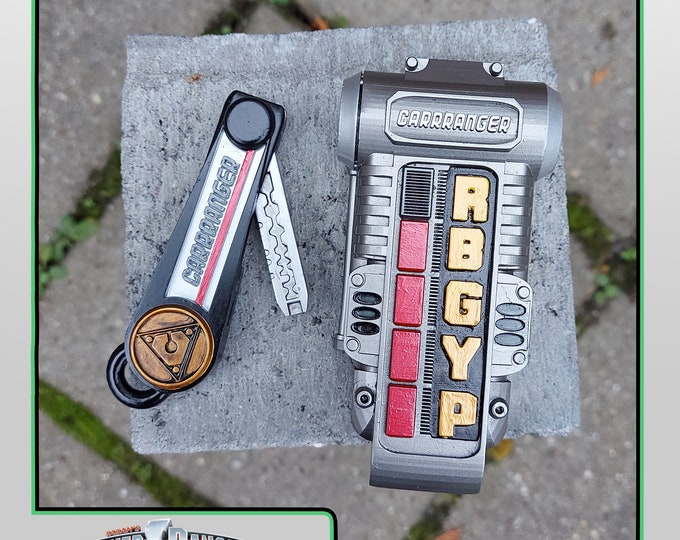 3D Printed & Painted Power Rangers Turbo Morpher / Carranger - Accel ...