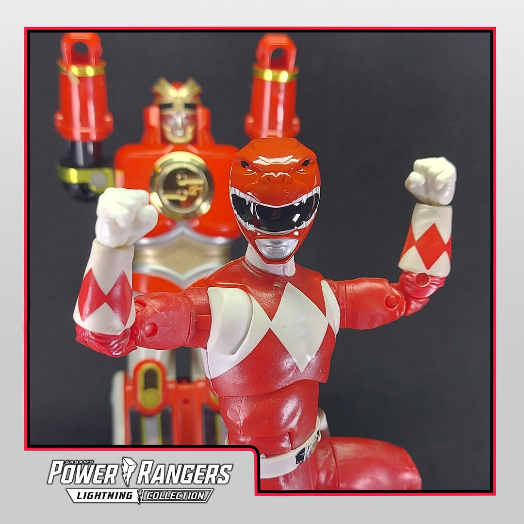 Ninjetti Red Ape Helmet | Lightning Collection Custom | Power Rangers ...