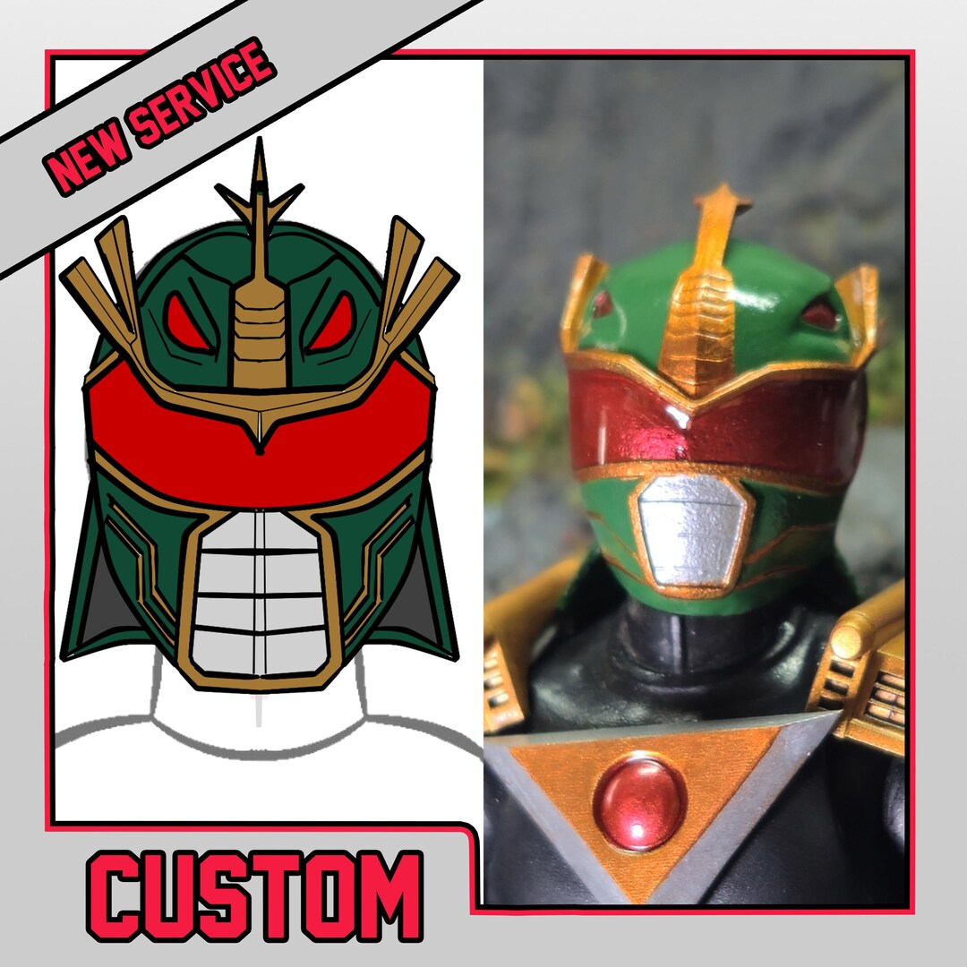 Custom Power Rangers / Sentai / Tokusatsu Helmet Commission 1/12 Scale ...