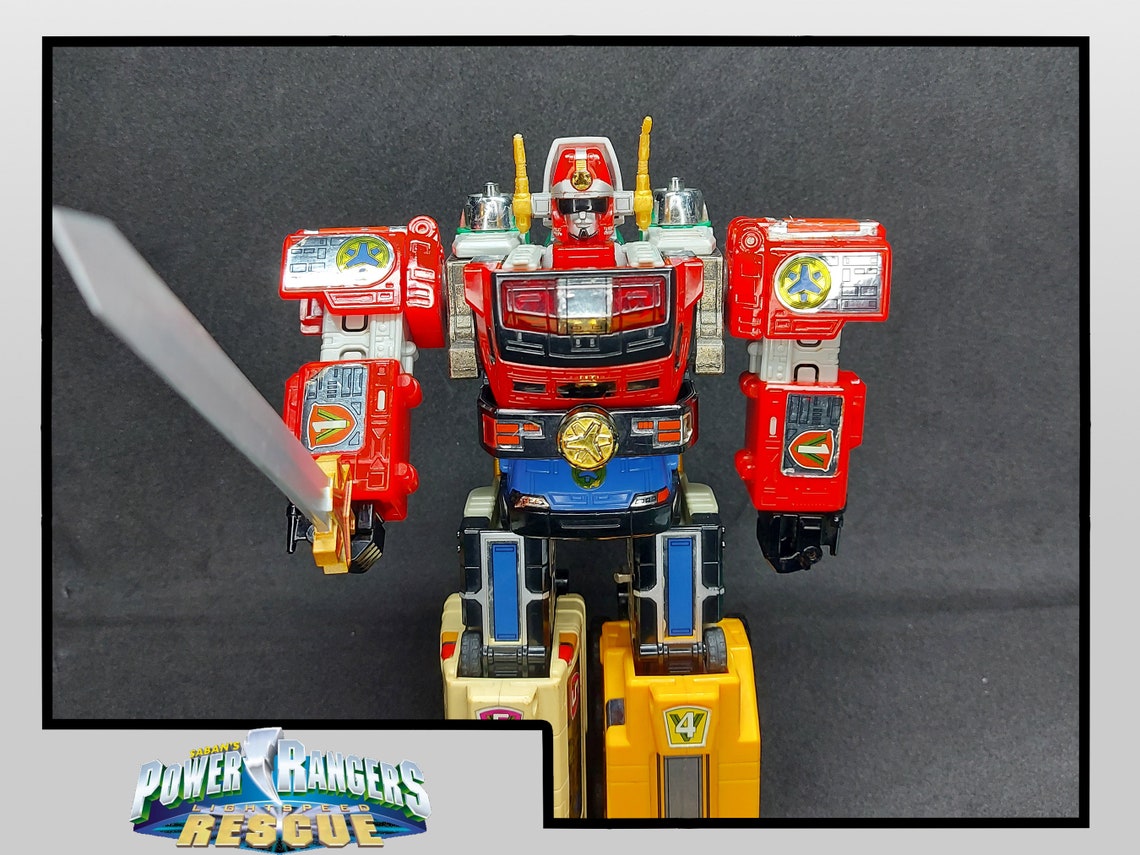 Power Rangers Lightspeed Rescue Deluxe Megazord 3D Printed - Etsy