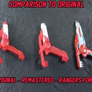 Mighty Morphin Power Rangers - Blade Blaster - Gun Mode - Lightning ...