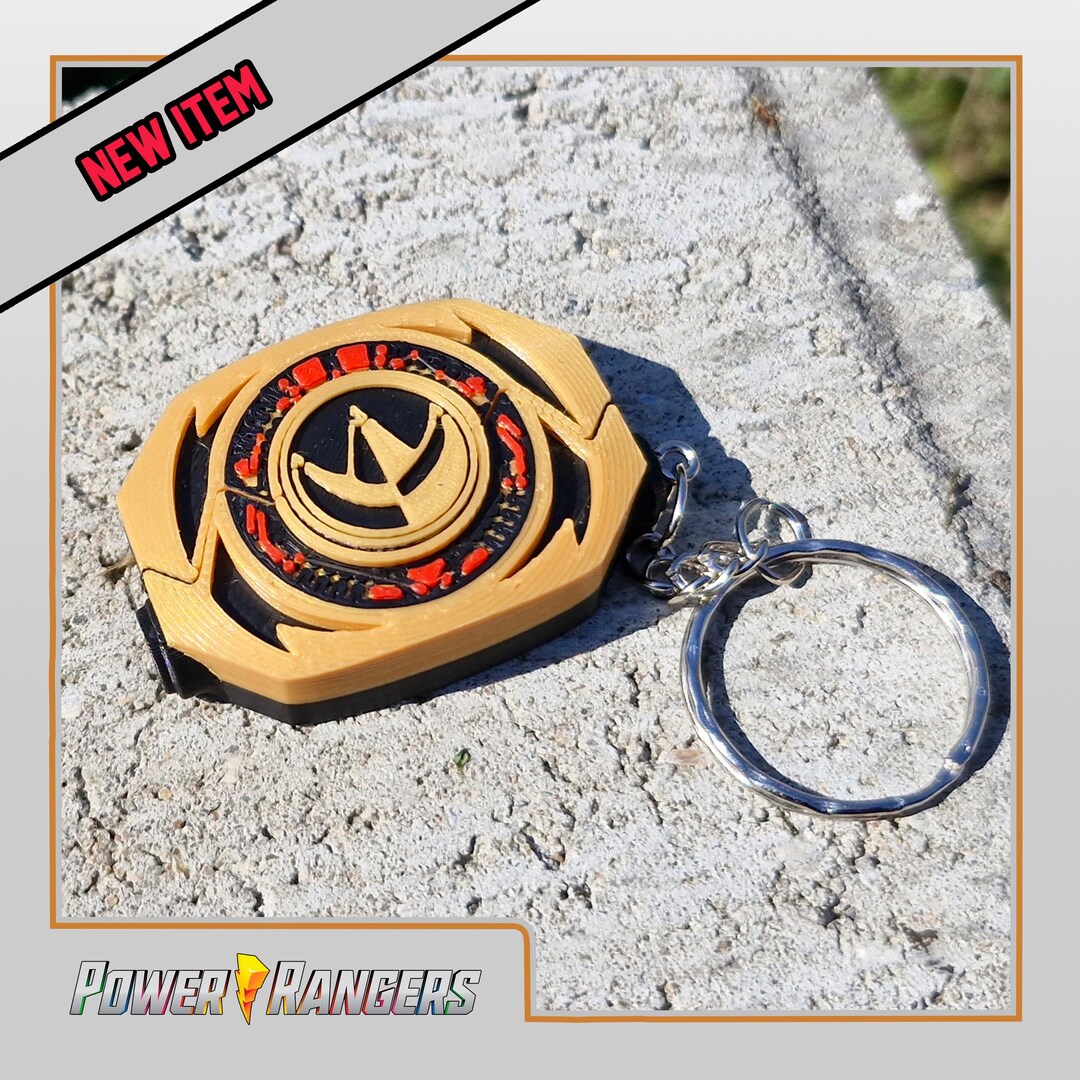 Mighty Morphin Power Rangers Master Morpher - Dragon Keychain - Etsy