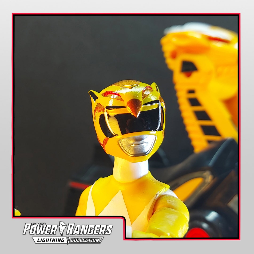 Yellow Griffin Thunderzord Helmet | Lightning Collection Accesory | 3D ...