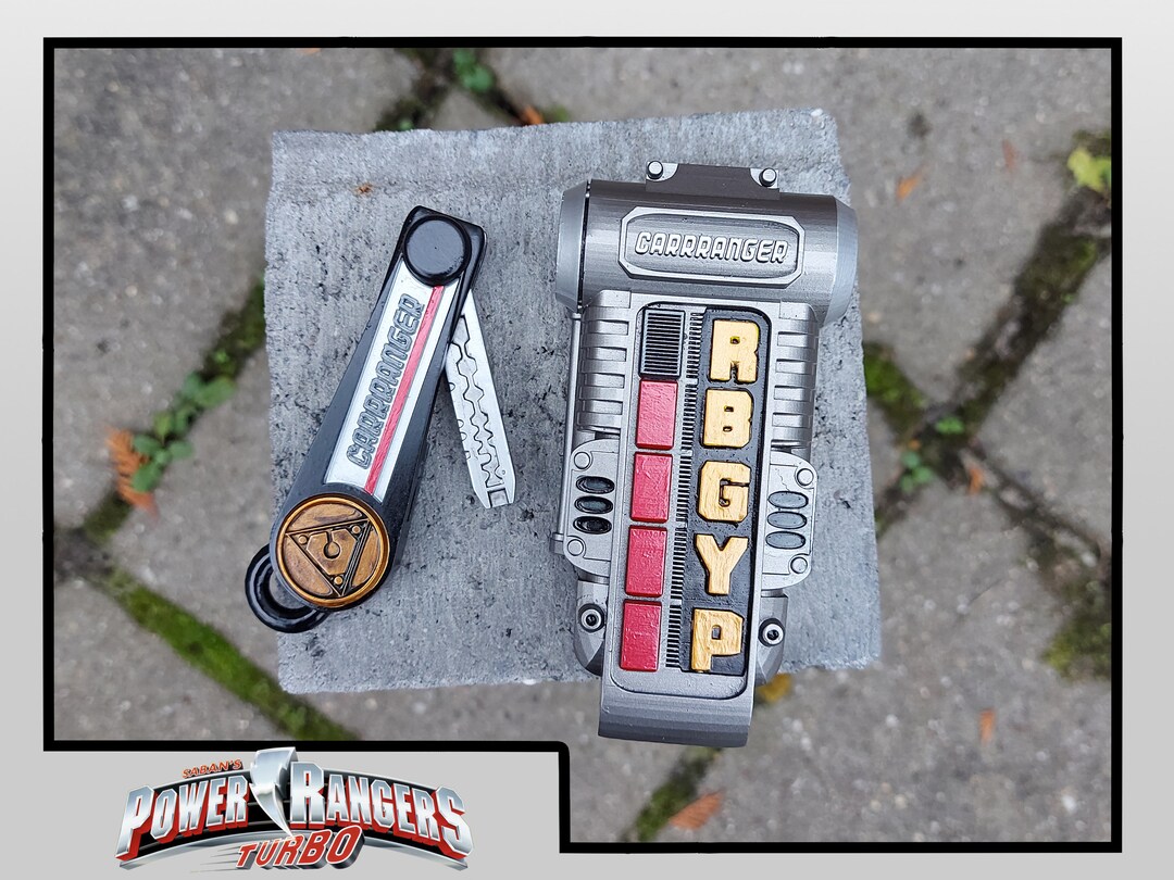 3D Printed & Painted Power Rangers Turbo Morpher / Carranger - Etsy