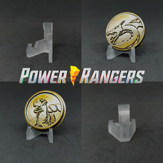 Power Rangers Super Sentai Power Coins Stands | Etsy