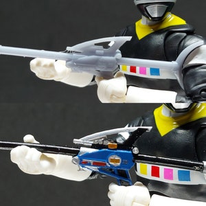 Power Rangers in Space - Combined Weapons | Quadro Blaster | Astro Axe ...