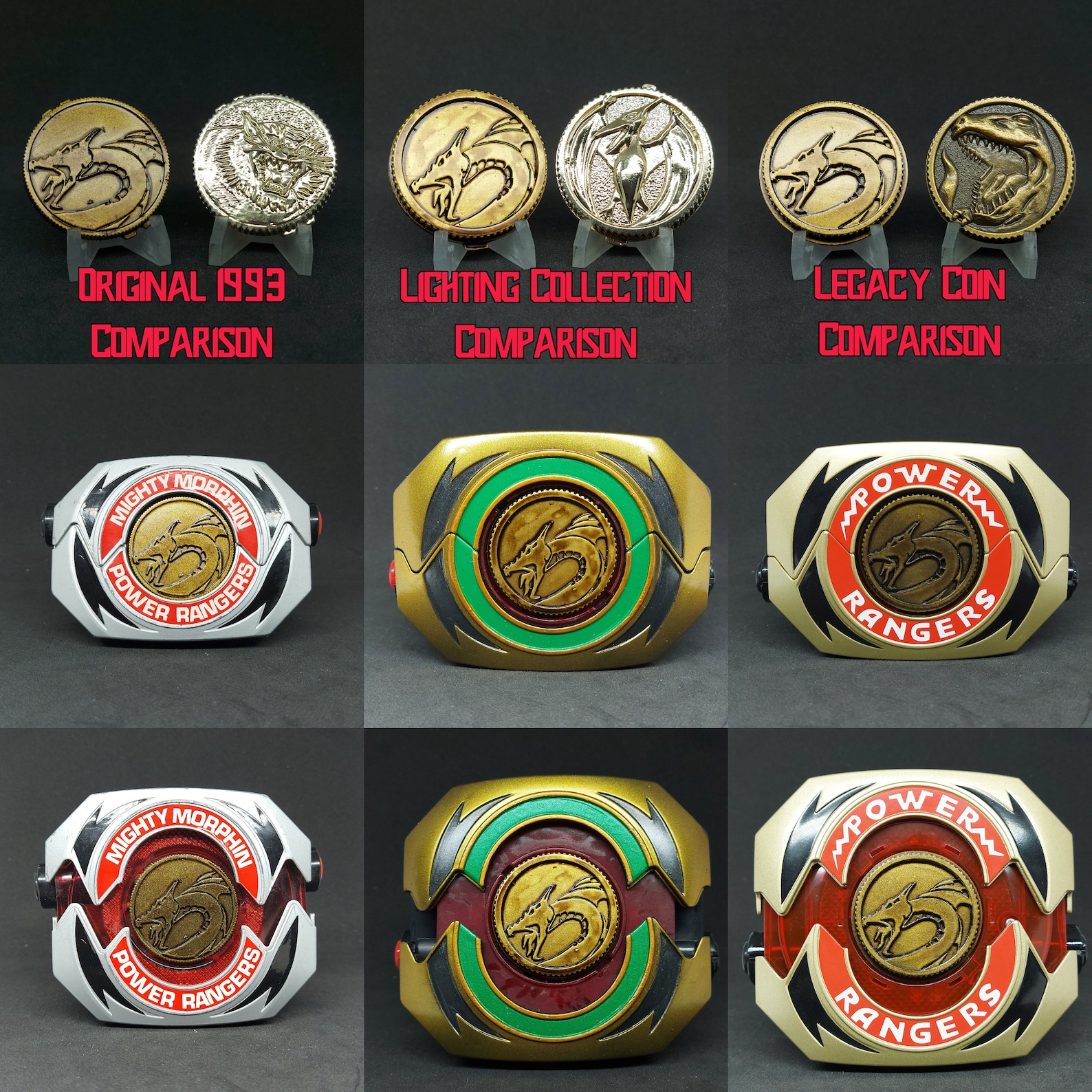 Power Rangers Master Morpher Tommy Oliver Power Coins - Etsy