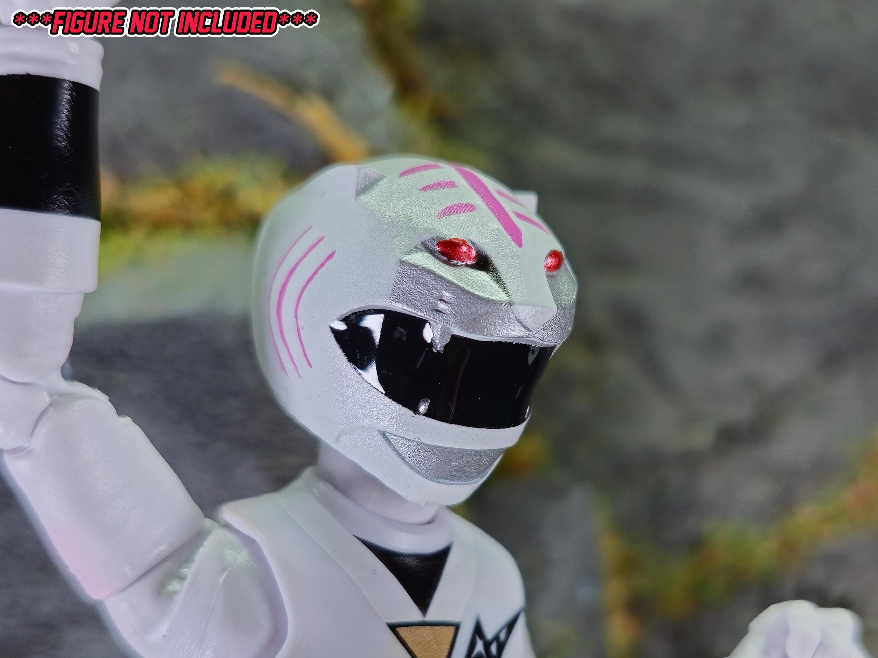 White Wild Force / Gaoranger Ranger Helmet | Lightning Collection / 1: ...