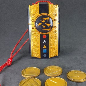 3D Printed & Painted Power Rangers - Aquitar Morpher / Doron Changer ...